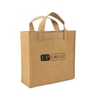 China TUBO Reusable Fashion Paper Tote Bag PE Coating Double Side Specifically Designed for sale