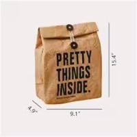 China Synthetic Paper TUBO Custom Tyvek Kids Lunch Bag Cooler Snack Bag for Food Storage for sale