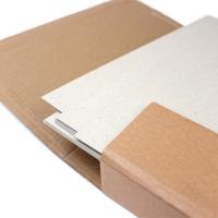 China White Grey Cardboard Sheets with 0.4mm Thickness for Customized Chamfering for sale