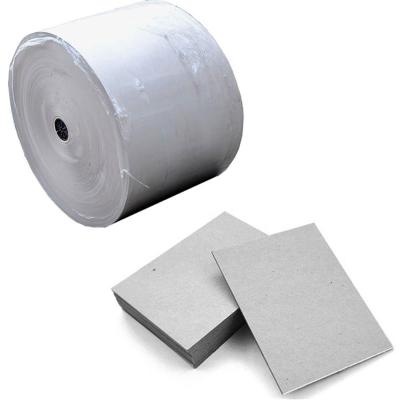 China White Grey Cardboard Sheets with 0.4mm Thickness for Customized Chamfering for sale