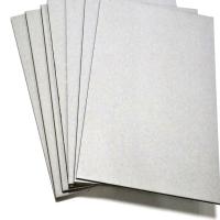 China White Grey Cardboard Sheets with 0.4mm Thickness for Customized Chamfering for sale