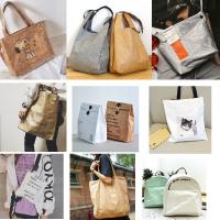 China TYVEK Handbag Tote Bag Zipper Washable Kraft Paper Packaging Gift Bag Tear-Resistant for sale