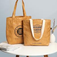 China TYVEK Handbag Tote Bag Zipper Washable Kraft Paper Packaging Gift Bag Tear-Resistant for sale