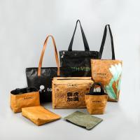 China TYVEK Handbag Tote Bag Zipper Washable Kraft Paper Packaging Gift Bag Tear-Resistant for sale