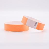 China TOBO Tear Resistant Disposable Custom Tyvek Wristbands For Events for sale