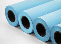 China 80GSM White Blue CAD Plotter Paper Roll For Garment Cutting Room for sale