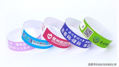 China Tear Resistant Printable Tyvek Wristbands Disposable Custom Tyvek Wristbands for sale