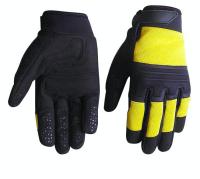 China Non Slip Oil Proof Mechanics Gloves High Durability Good Abrasion Resistance for sale