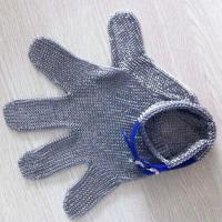 China Adjustable Butchers Gloves Metal Mesh For High Risk Work Environments for sale