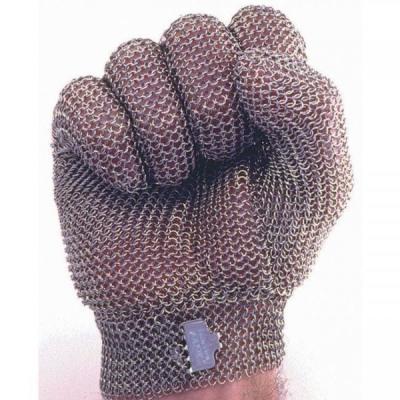 China Durable Metal Mesh Gloves Press Stud Fastening Complete Protection For Hands for sale