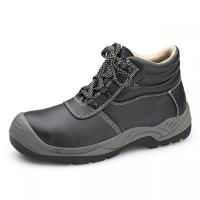 China Anti Smashing Waterproof Soft Toe Work Boots Barton Buffalo Leather Material for sale