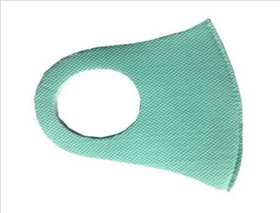 China Green Medical Disposable Products Flexible Folding Mask 17cm * 13.5cm for sale