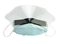 China 9.2*17.5cm Medical Disposable Products 3 Layer Surgical Mask With Eye Protection Lens for sale