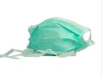 China Strap Style 3 Ply Surgical Face Mask Disposable Green Color For Doctor / Patient for sale