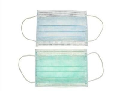 China Medical Disposable Earloop Face Mask Strong Adsorption Flat Without Damage for sale