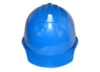 China Blue Color Construction Safety Helmets Protective Shield From Falling Debris for sale