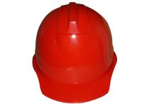 China Head Protection Builders Safety Helmets Red Color Unique Appearance Design for sale