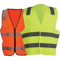China Polyester Mesh Reflective Safety Vest S-5XL 5cm High Visibility Sewing Tape for sale