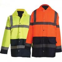 China Customized Color High Visibility Safety Jacket 100% Polyester 300d Material for sale