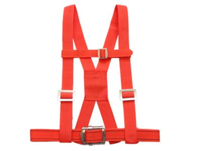 China Red Color Safety Harness Belt , Body Belt Fall Protection For Urban Maintenance for sale