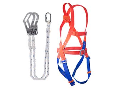China Engineering Protection Safety Belt Double Harness Excellent Abrasion Resistance for sale