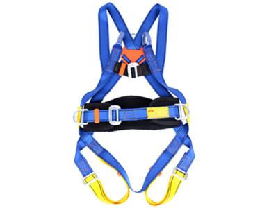 China Area Work Full Harness Safety Belt Blue Color Lightweight One Size Fits All for sale