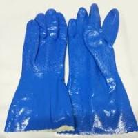 China High Durability Oil Resistant Gloves Anti Bacterial Treatment Interior for sale