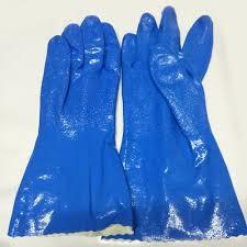 China High Durability Oil Resistant Gloves Anti Bacterial Treatment Interior for sale