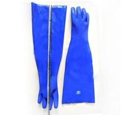 China Long Nitrile Gloves Oil Resistant Superior Durability For Material Handling for sale