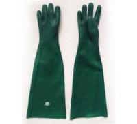 China Automotive Industry Oil Resistant Gloves Green Color Long Service Life for sale