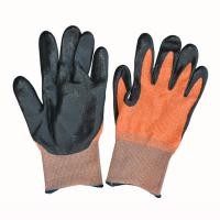 China Super Grip Nitrile Coated Hand Gloves Prevent Dirt And Debris From Entering for sale