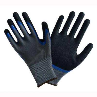 China Hand Protection Nitrile Work Gloves , Washable Breathable Nitrile Gloves for sale