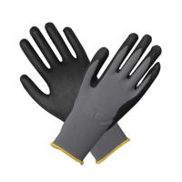 China Customized Size Nitrile Work Gloves , Safety Work Gloves For Gardening for sale