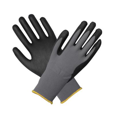 China Customized Size Nitrile Work Gloves , Safety Work Gloves For Gardening for sale