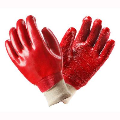 China Multifunction PVC Safety Work Gloves Providing Tactile Feel And Better Grip for sale