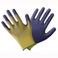 China Breathable Latex Dipped Work Gloves Easy Slip On / Off Fit For Material Handling for sale