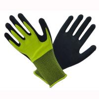 China Building Use Latex Work Gloves , Latex Palm Gloves Puncture Resistant for sale