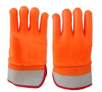 China Orange Hand Protection Cold Storage Work Gloves Excellent Abrasion And Grip for sale