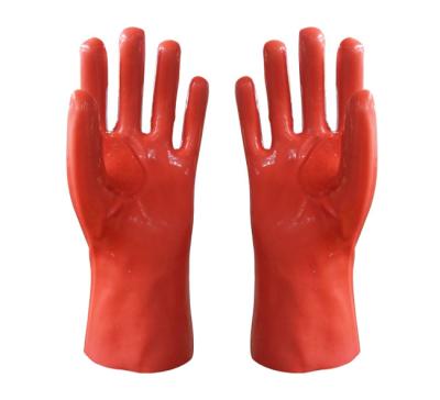 China Impermeable Protective Work Gloves For Working In Damp Greasy Environments for sale