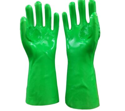 China Green Color Protective Work Gloves Effective Cold Protection For Food Industry for sale