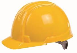 China High Performance Construction Safety Helmets , Yellow Construction Helmet for sale