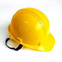 China Yellow Color Construction Site Helmet Easily Adjustable To Fit Heads for sale