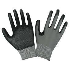 China Increased Comfort Nitrile Work Gloves , Washable Breathable Nitrile Gloves for sale