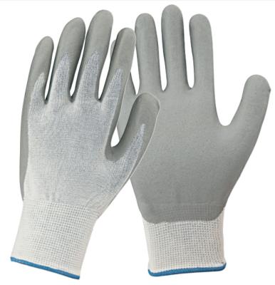 China Soft Nitrile Coated Work Gloves Jersey Liner Resistant To Grease / Oils for sale