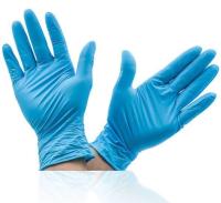 China Disposable Nitrile Coated Medical Examination Gloves for sale
