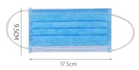China 3 Ply Earloop Disposable Protective Mask For School Public Transportation for sale