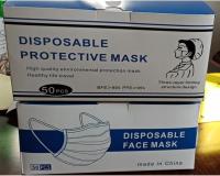 China 3 Ply Earloop Disposable Protective Mask For School Public Transportation for sale
