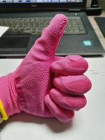 China Breathable 46g Foam Latex Dipped Work Gloves Non Slip for  Light Industry for sale