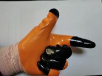 China 13G Double Dip Nitrile Coated Work Gloves For Heavy Work for sale