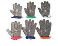 China Food Grade Stainless Steel 304 Ring Mesh Butcher Safety Gloves for sale